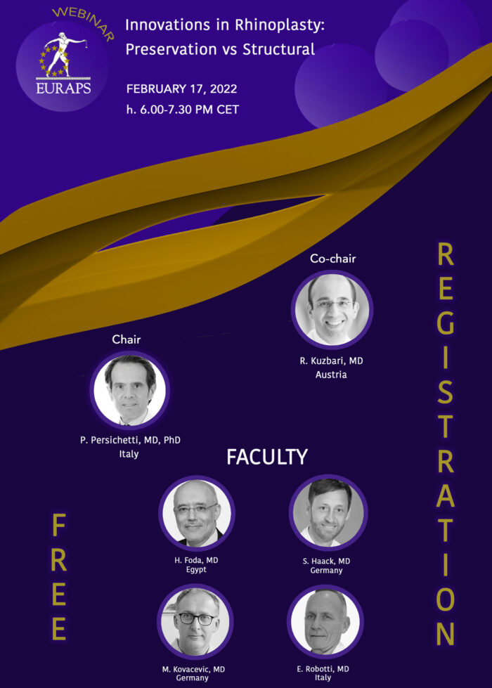 EURAPS - European Association of Plastic Surgeons | Webinar