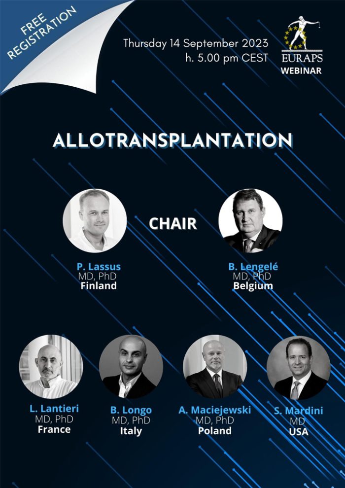 EURAPS - European Association of Plastic Surgeons | Webinar